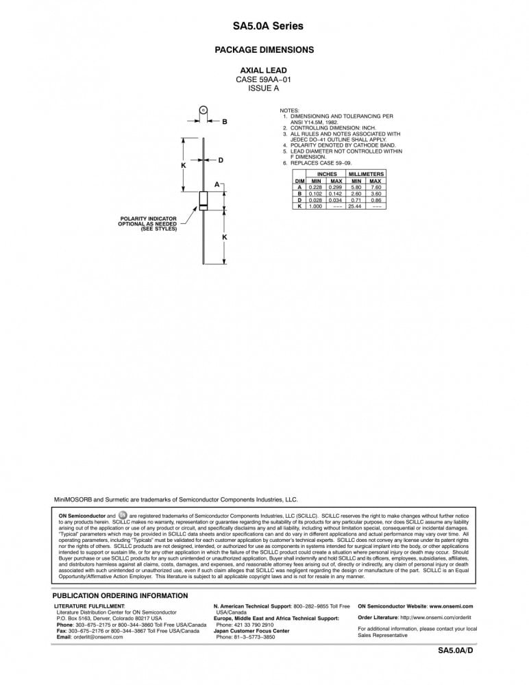 SA12AG datasheet page 5