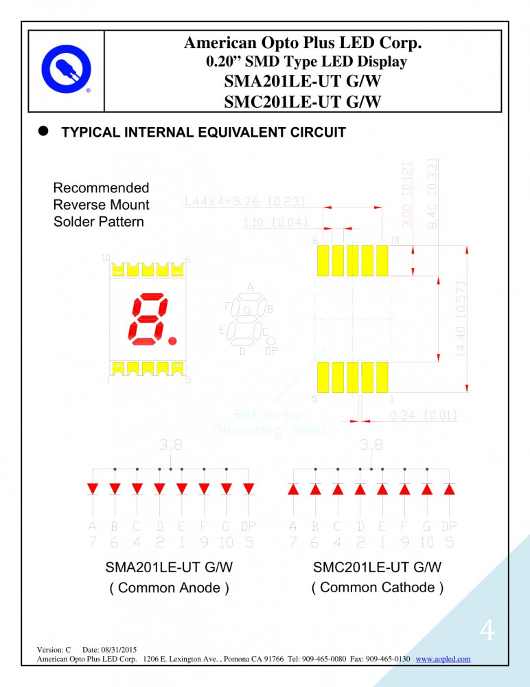 SMC201LE-UT G/W datasheet page 4