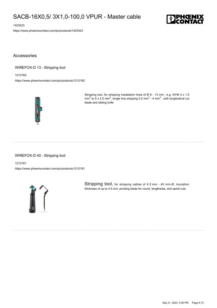 Phoenix Contact 1423423 document page 6