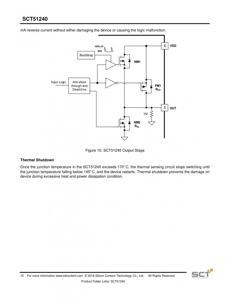 SCT51240 datasheet page 10