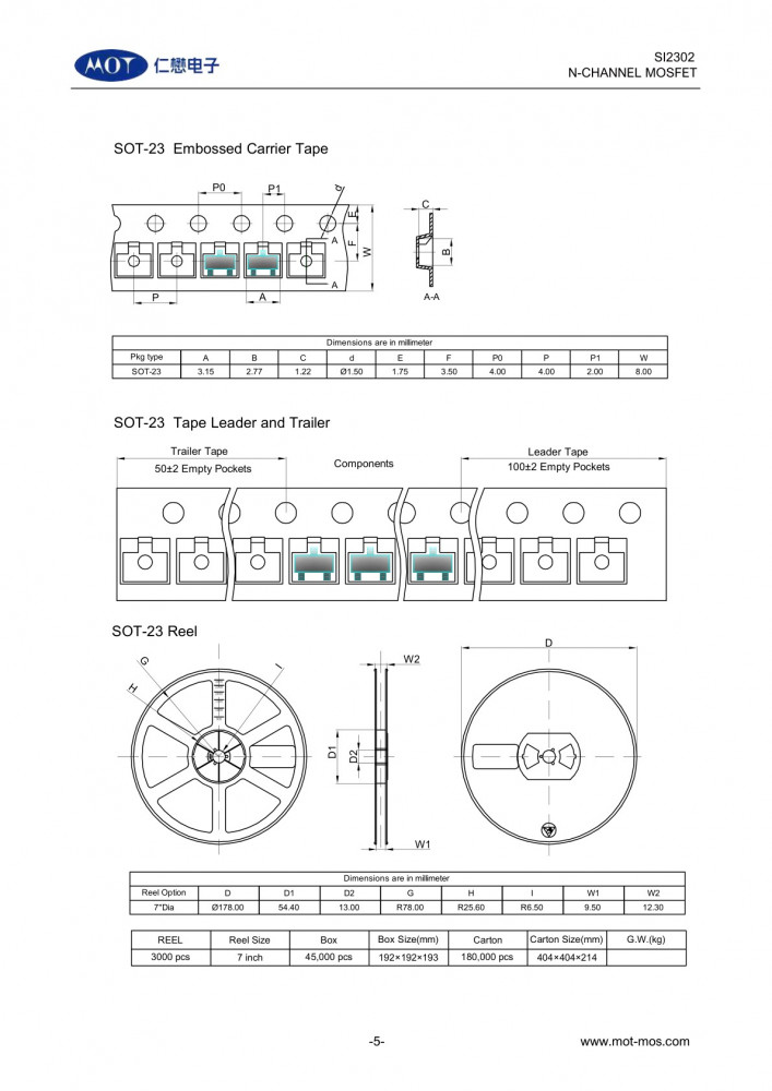 SI2302 datasheet page 5