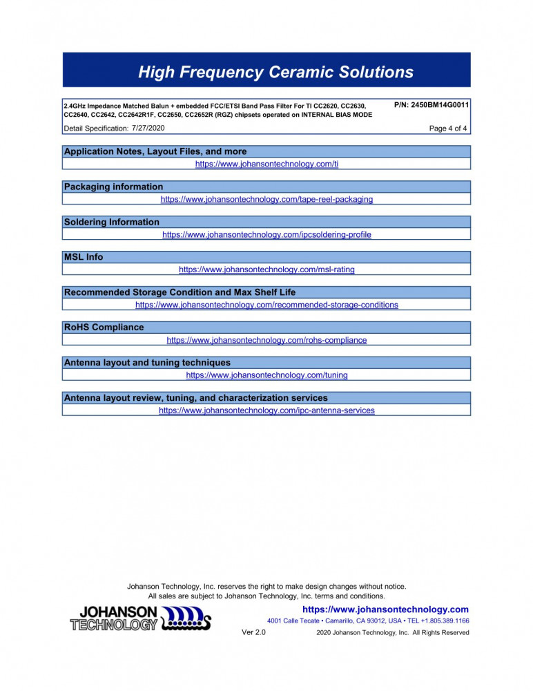 2450BM14G0011 specification page 4