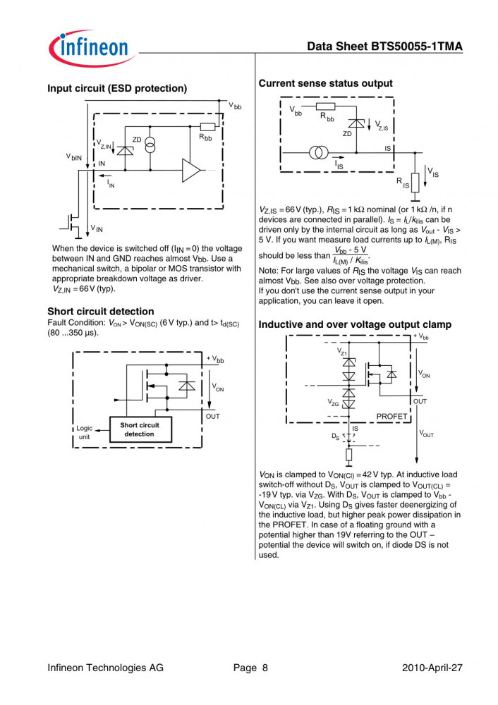 BTS50055-1TMA datasheet page 8