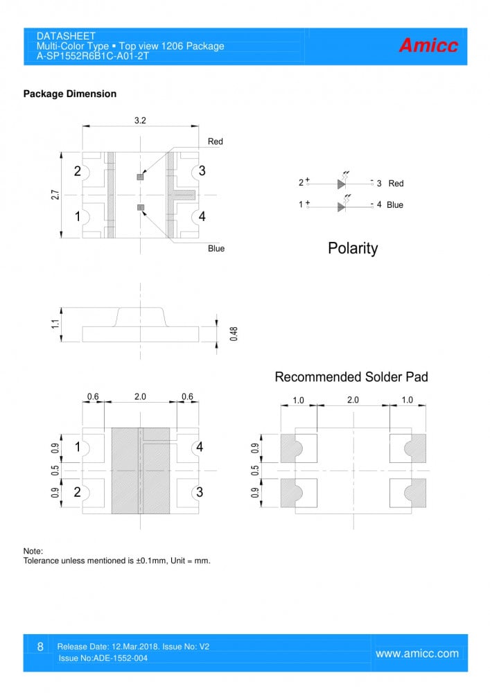 A-SP1552R6B1C-A01-2T datasheet page 8