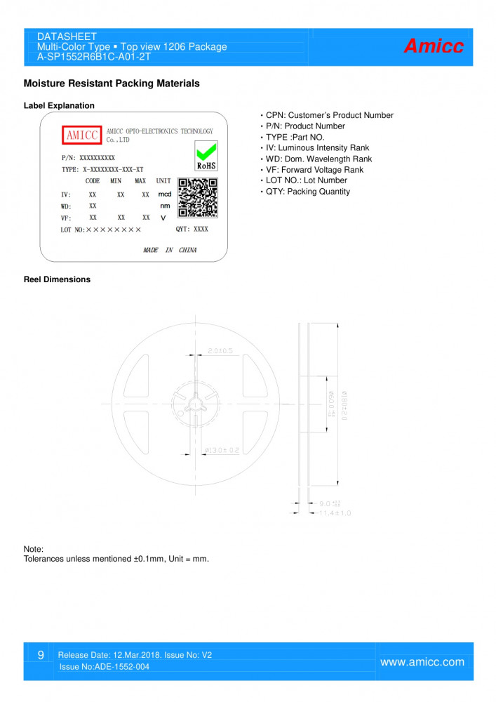 A-SP1552R6B1C-A01-2T datasheet page 9