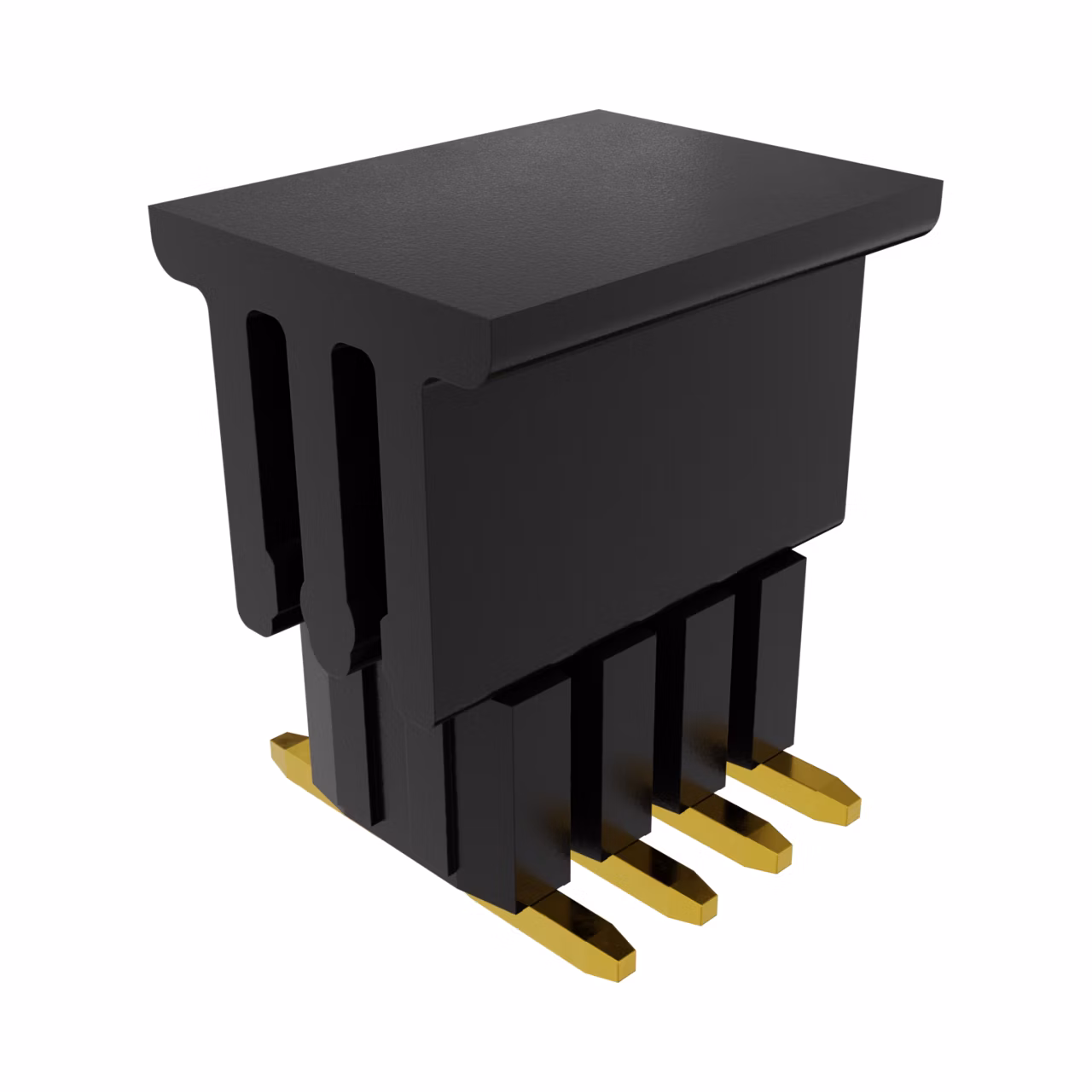 Slim-Grid Header, 8 Circuits, Surface Mount, Vertical, Unshrouded, 0.05µm Overall Gold (Au) Plated, with Pick-and-Place Cap, Tube, Lead-Free for sale