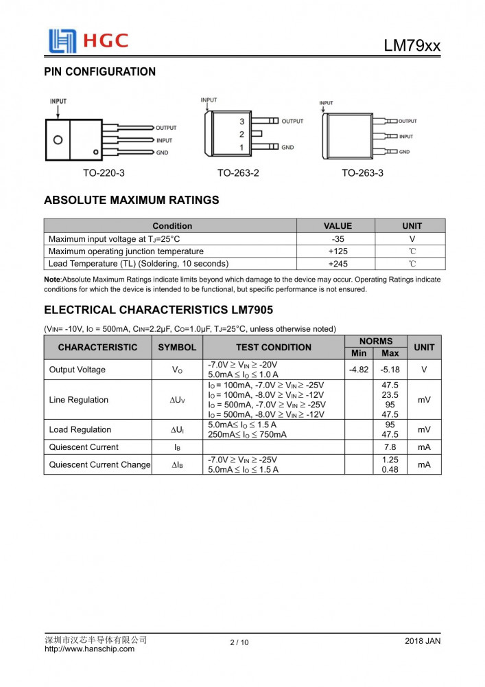 LM7915TG datasheet page 2