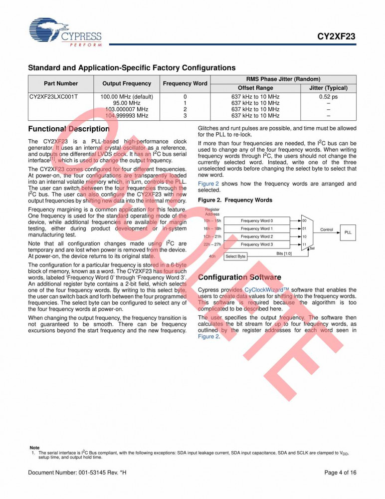 CY2XF23 datasheet page 6