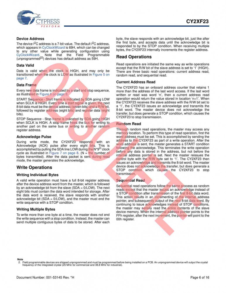 CY2XF23 datasheet page 8