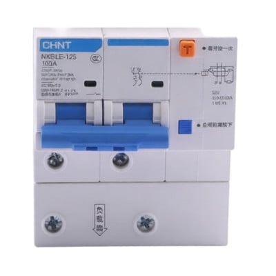 CHINT NXBLE-125 2P D100 30mA Miniature Residual Current Circuit Breaker for sale