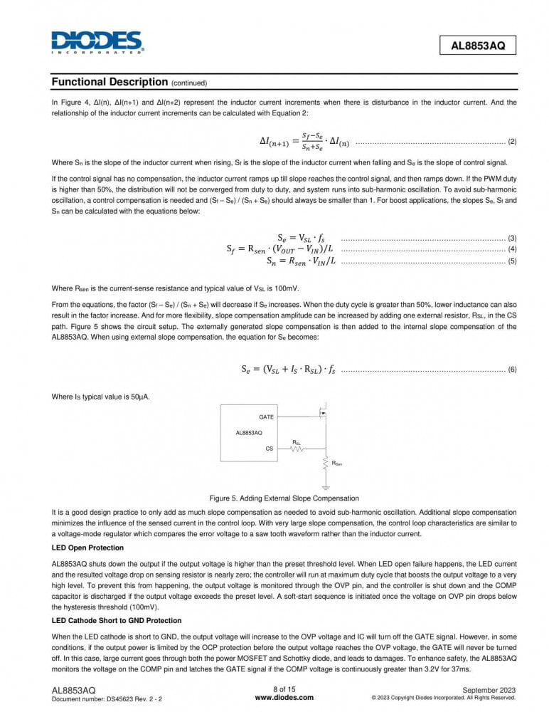 AL8853AQS-13 datasheet page 8