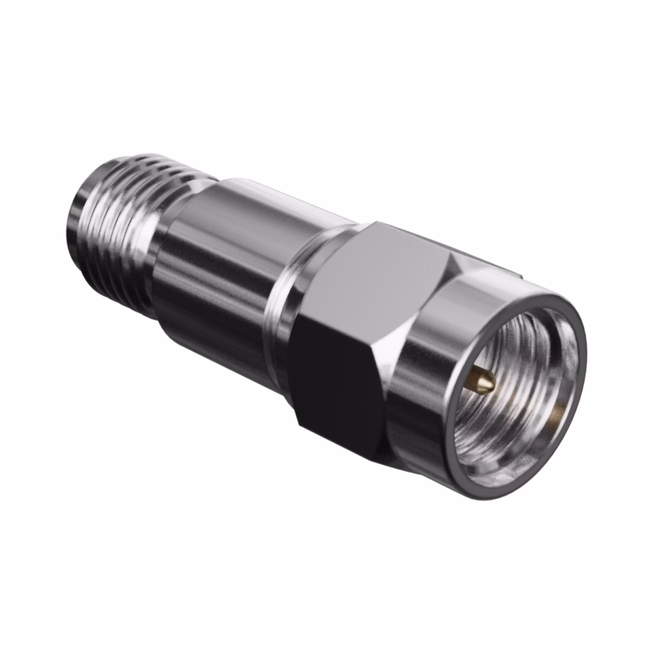 SMA Attenuator, Plug to Jack, Straight, 18 GHz, 2 Watt, 1 dB, without Hex for sale