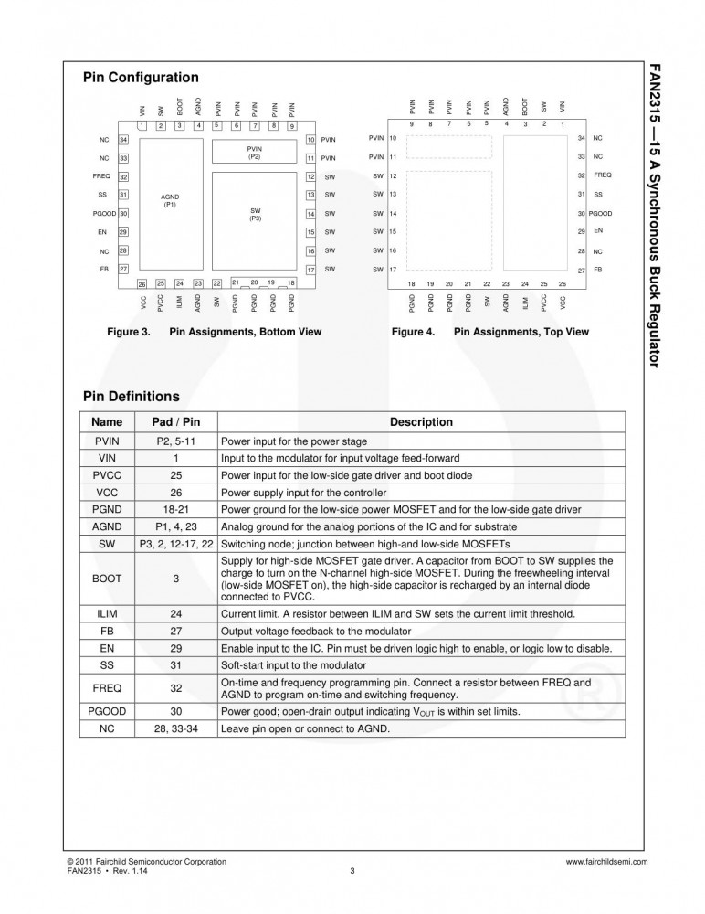 FAN2315 datasheet page 4