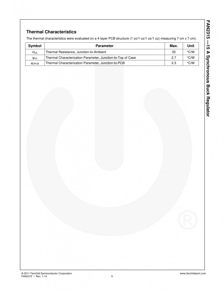 FAN2315 datasheet page 6