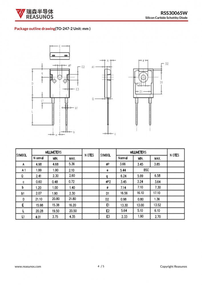 RSS30065W technical document page 4