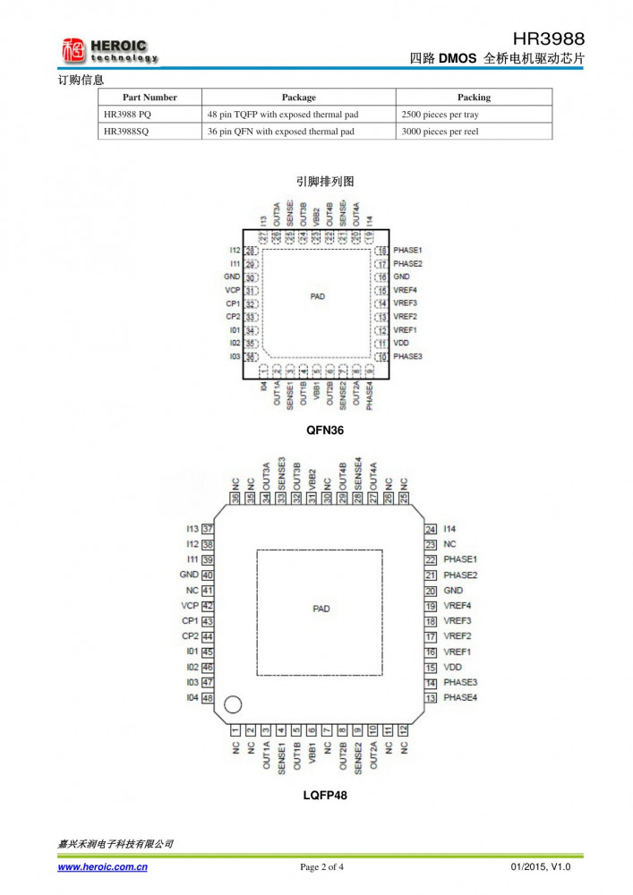 HR3988SQER datasheet page 2