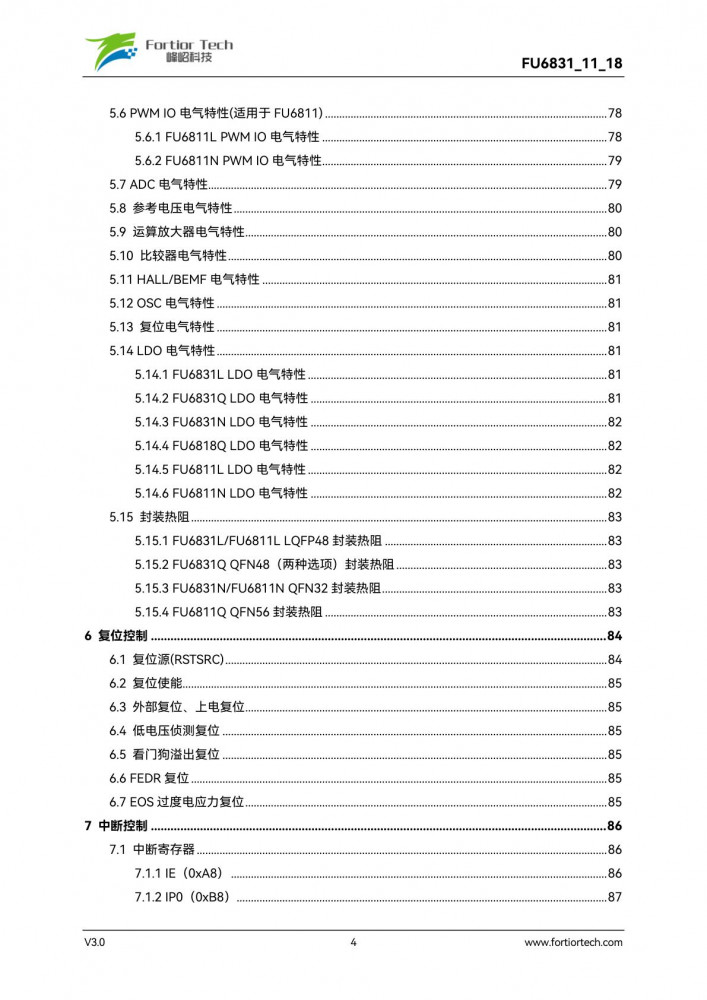 FU6831L datasheet page 4