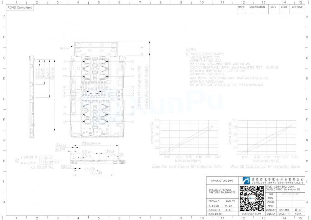 MCS-302S-C1 technical drawing page 2