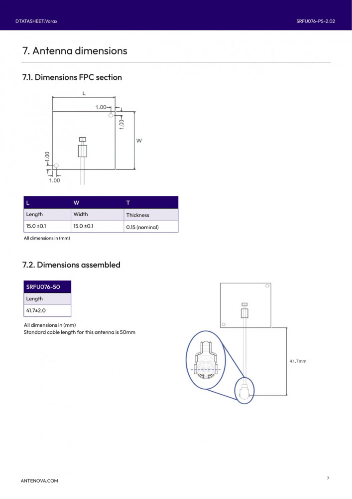 Vorax datasheet page 7