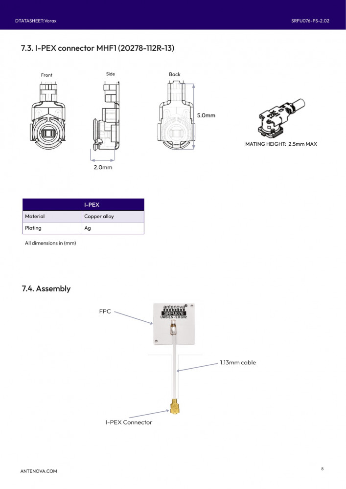 Vorax datasheet page 8