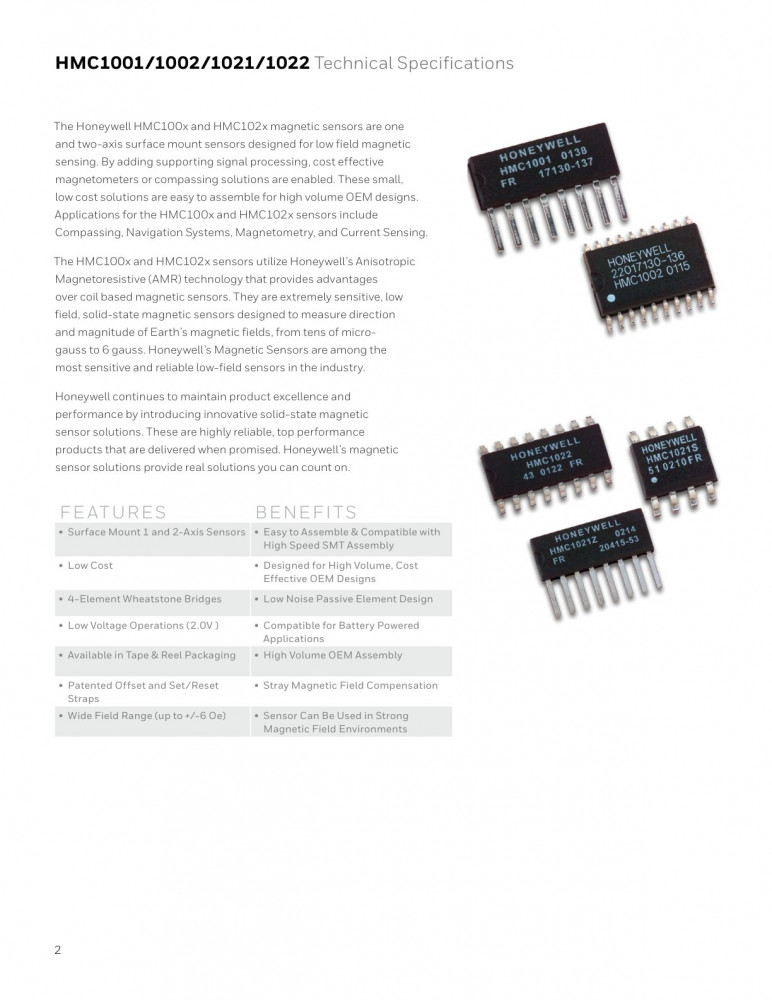 HMC1002 technical document page 2