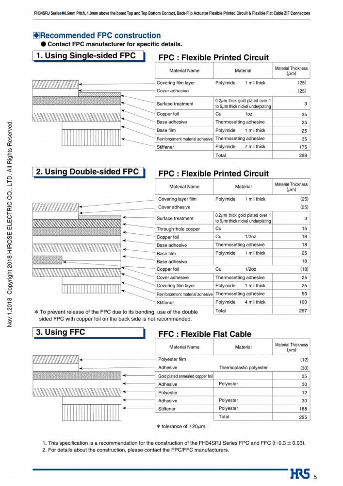 FH34SRJ datasheet page 5