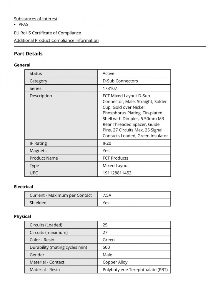MOLEX 1731070580 drawing page 2