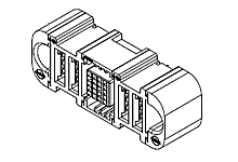 7.50mm Pitch EXTreme Ten60Power Vertical Receptacle Assembly, 6 AC Power Circuits