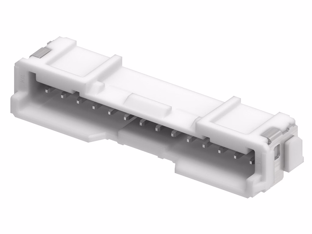 2.00mm Pitch, Micro-Lock Plus PCB Header, Single Row, Right-Angle, Surface Mount, Matte Tin Plating, Positive Lock, 8 Circuits, Low-Halogen, Natural (White)