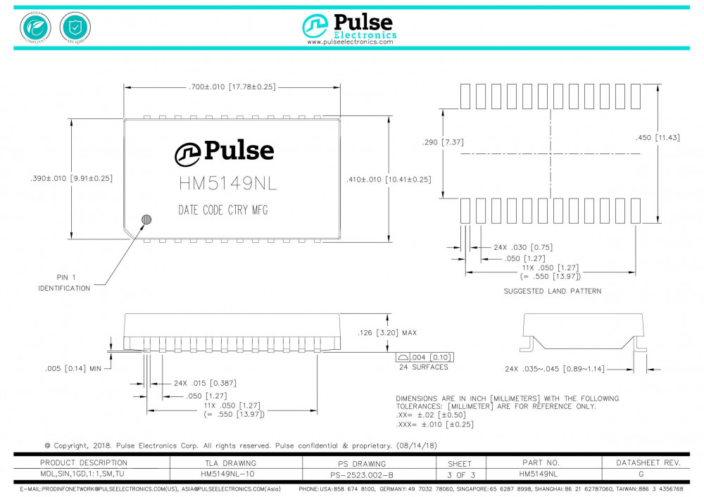HM5149NL datasheet page 3