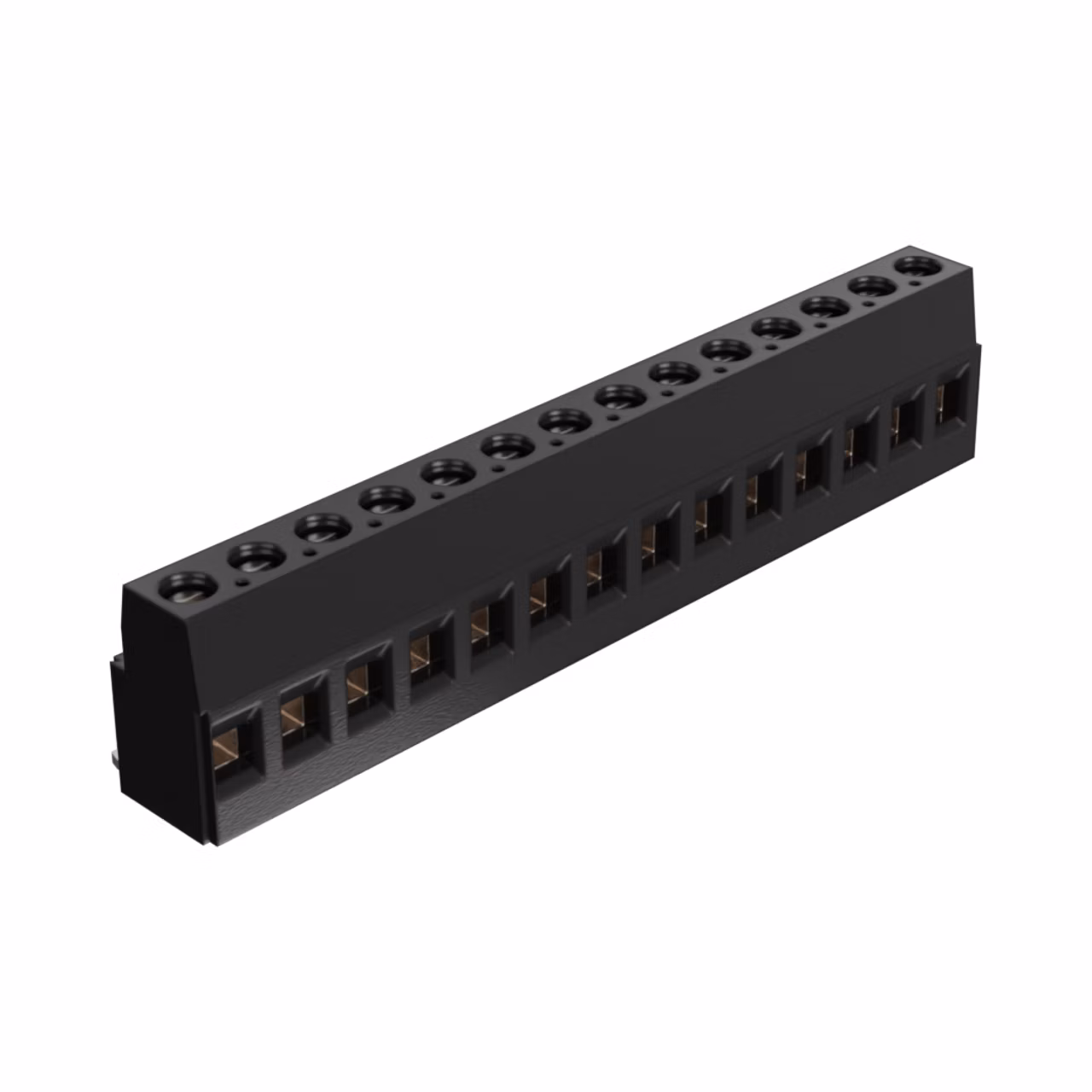 5.08mm Pitch Horizontal Fixed Mount PCB Terminal Block, 14 Circuits for sale