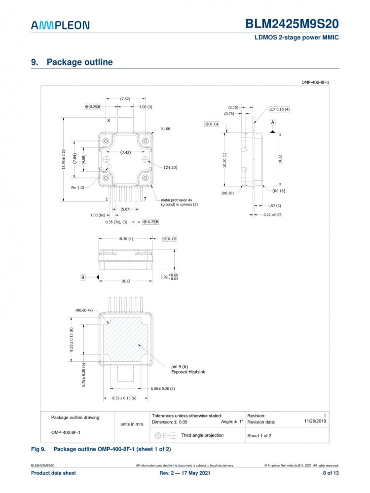 BLM2425M9S20Z datasheet page 8