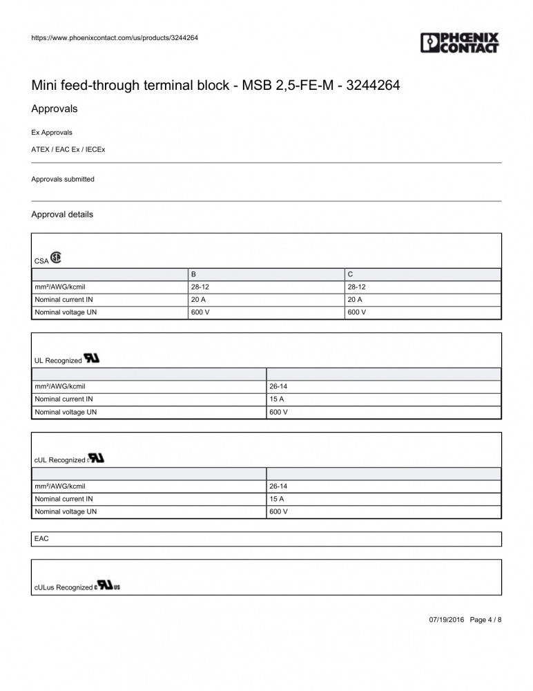 Phoenix Contact 3244264 technical document page 4