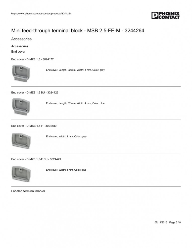 Phoenix Contact 3244264 technical document page 5