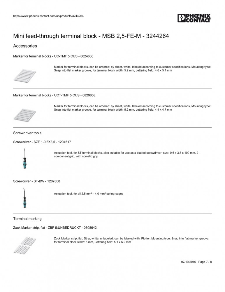 Phoenix Contact 3244264 technical document page 7