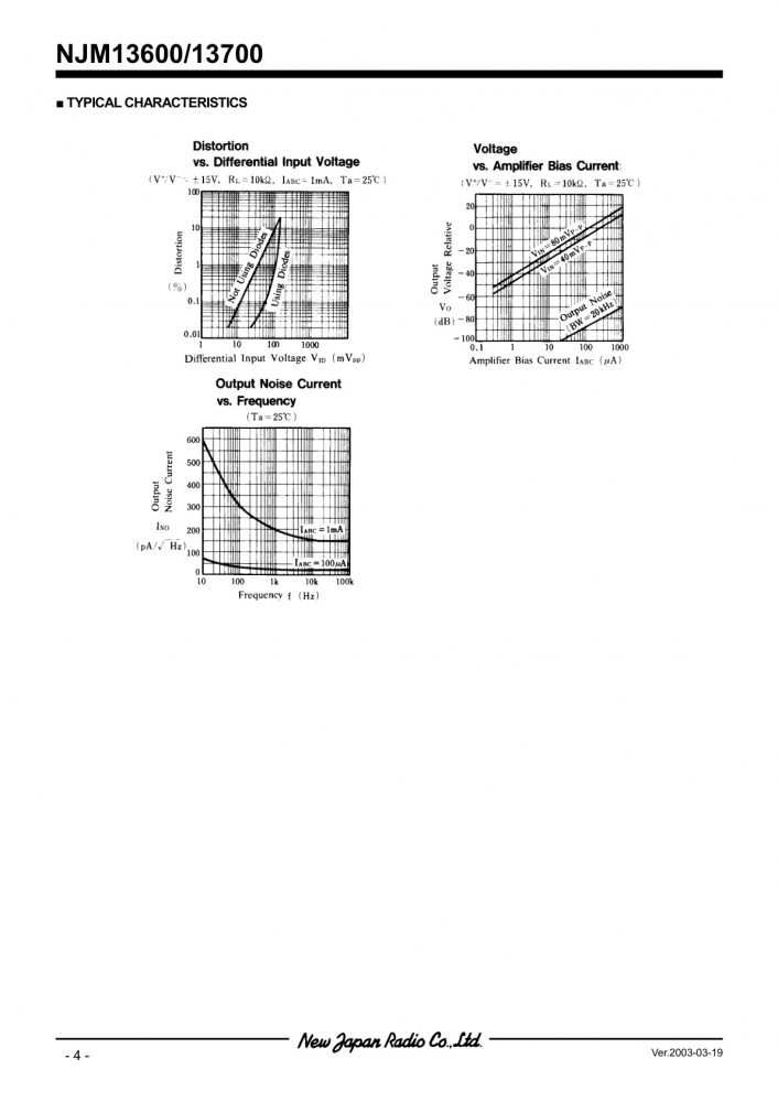 NJM13600M datasheet page 4