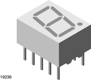 Broadcom HDSP-0962 LED Character and Numeric Display Chip for sale