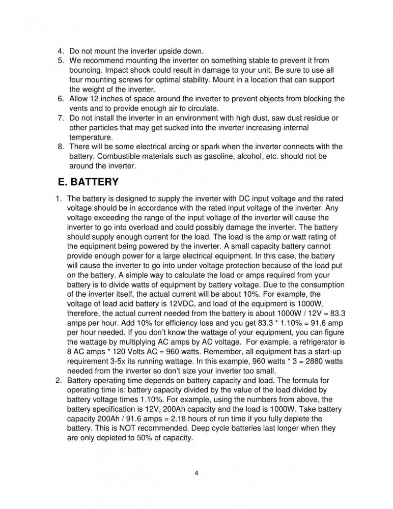PWRI100012120S manual page 4
