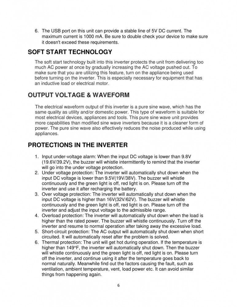 PWRI100012120S manual page 6