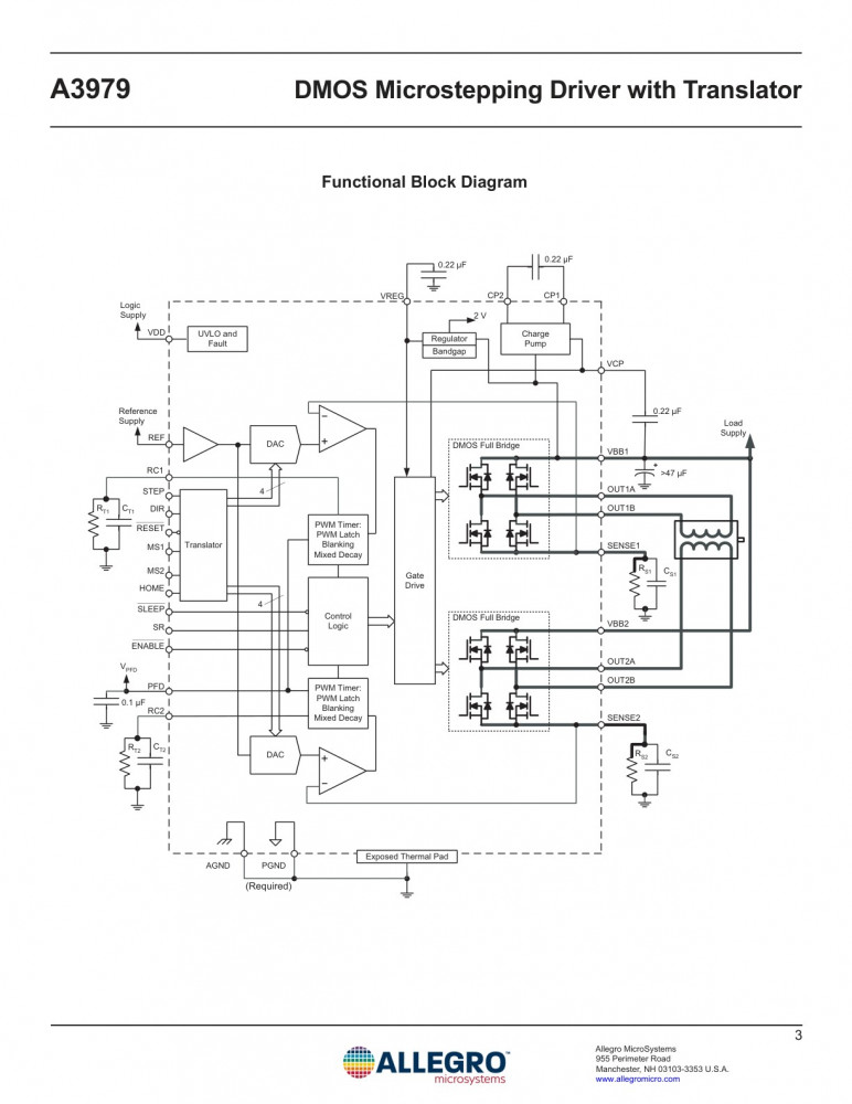 A3979 datasheet page 3