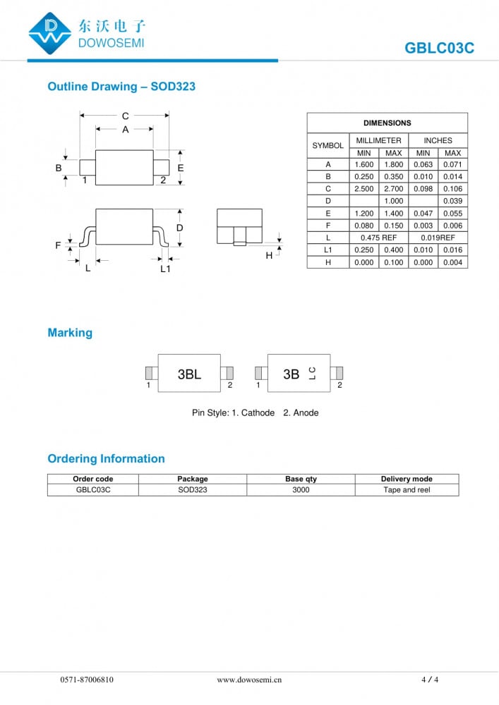 GBLC03C datasheet page 4