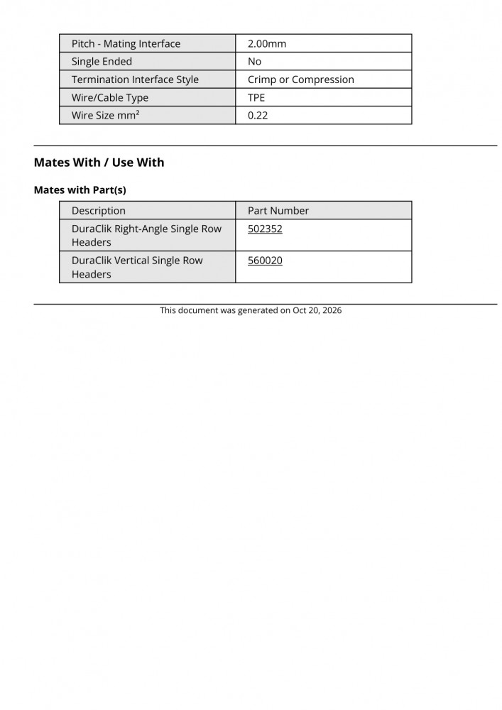 Product document image 3 for MOLEX 2284252044