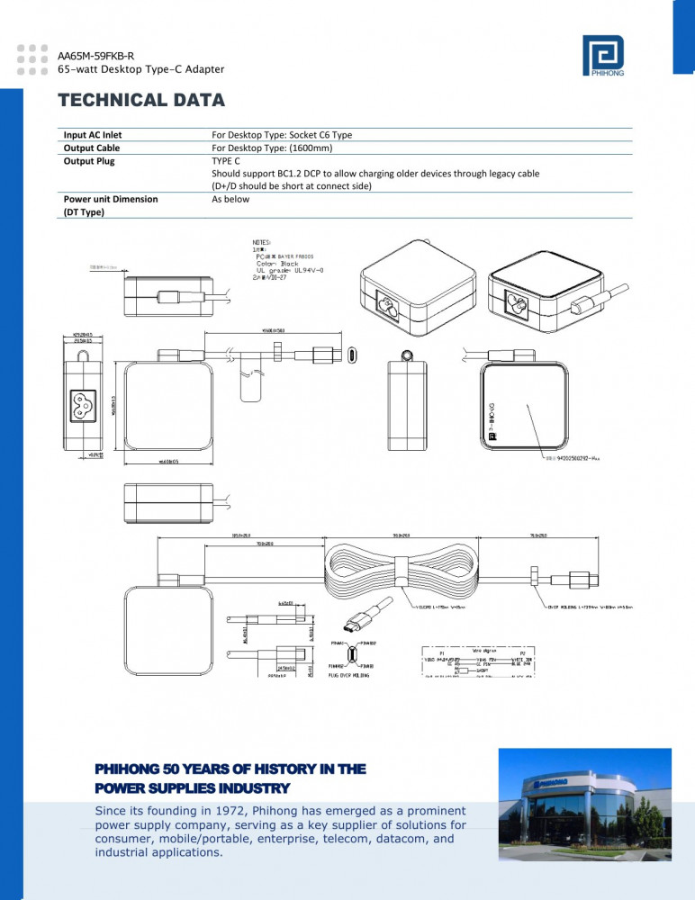 AA65M-59FKB-R technical document page 6