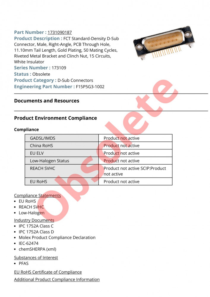 MOLEX 1731090187 product document image 1