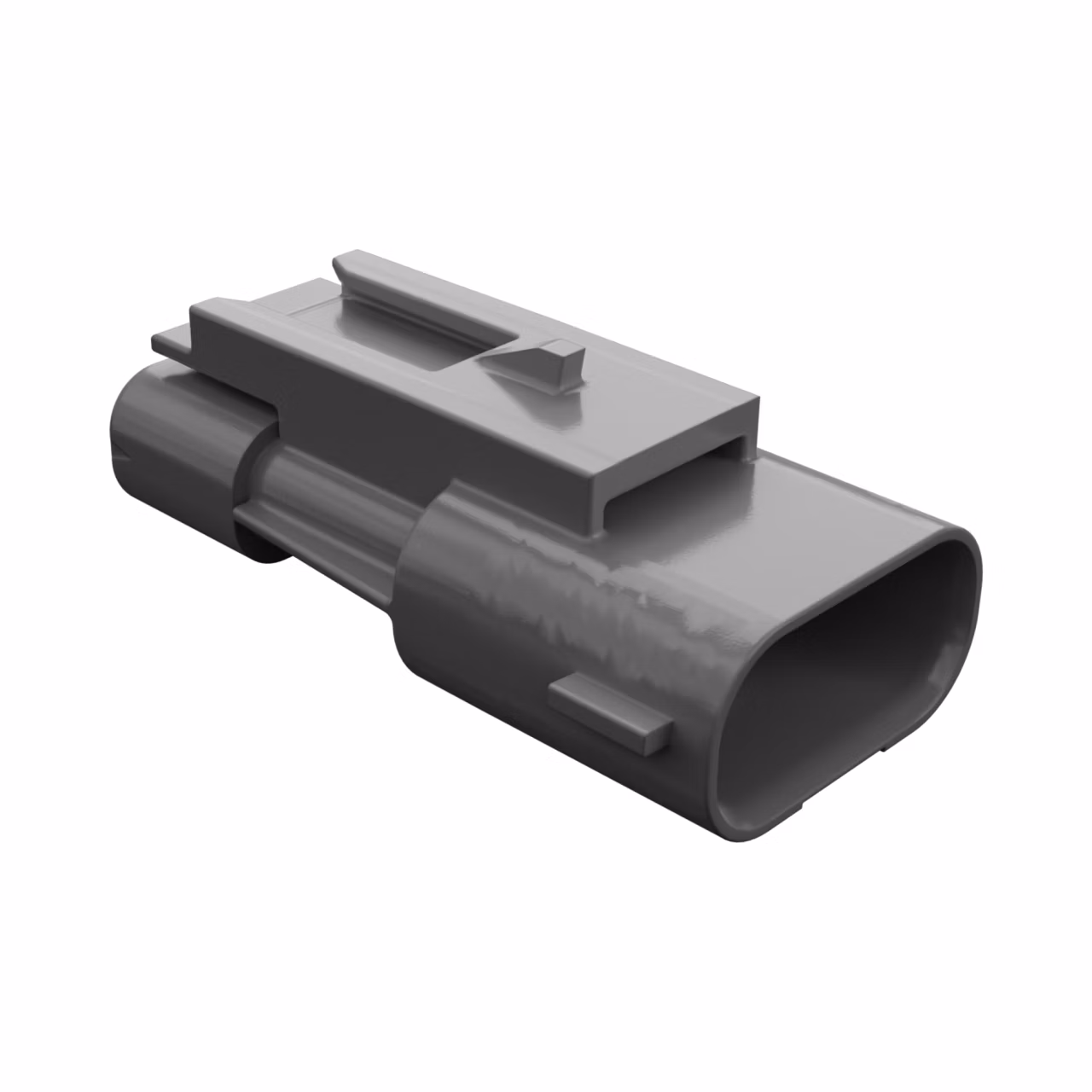Squba Sealed Plug Assembly with Clipslot, 1.80mm Pitch, Single Row, 6 Circuits, Gray for sale