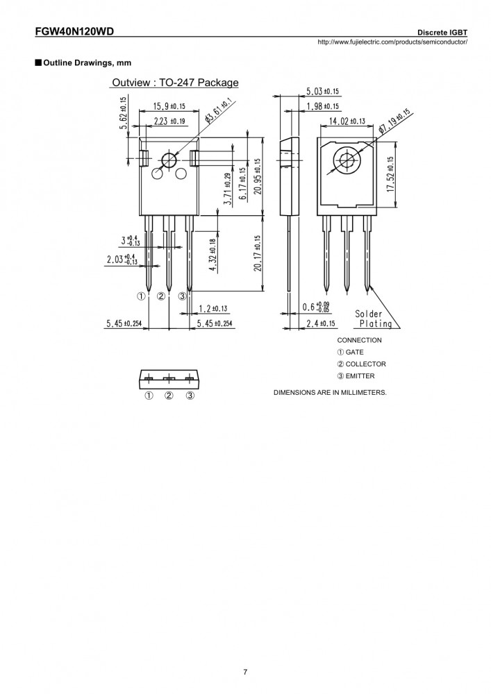 FGW40N120WD datasheet page 7