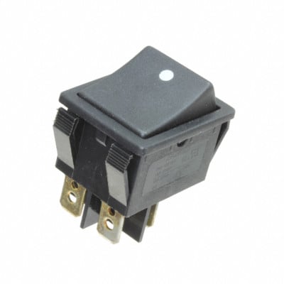 E-Switch RR3130BBLKBLKFS Rocker Switch