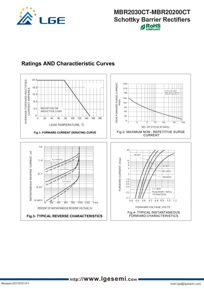 LGE MBR2060CT datasheet page 2