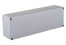 Enclosure, Die-cast Aluminum, S-8100 Series, without External Mounting Flanges, 280 x 180 x 101mm Outside Dimensions, not Painted