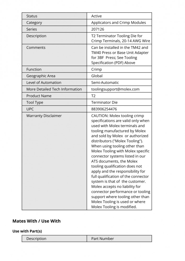 Product document preview, page 2